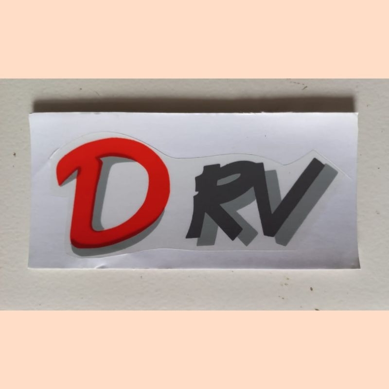 Jual Sticker Tulisan DRV Mobil Suzuki Carry 1.0 drv D Realvan | Shopee ...