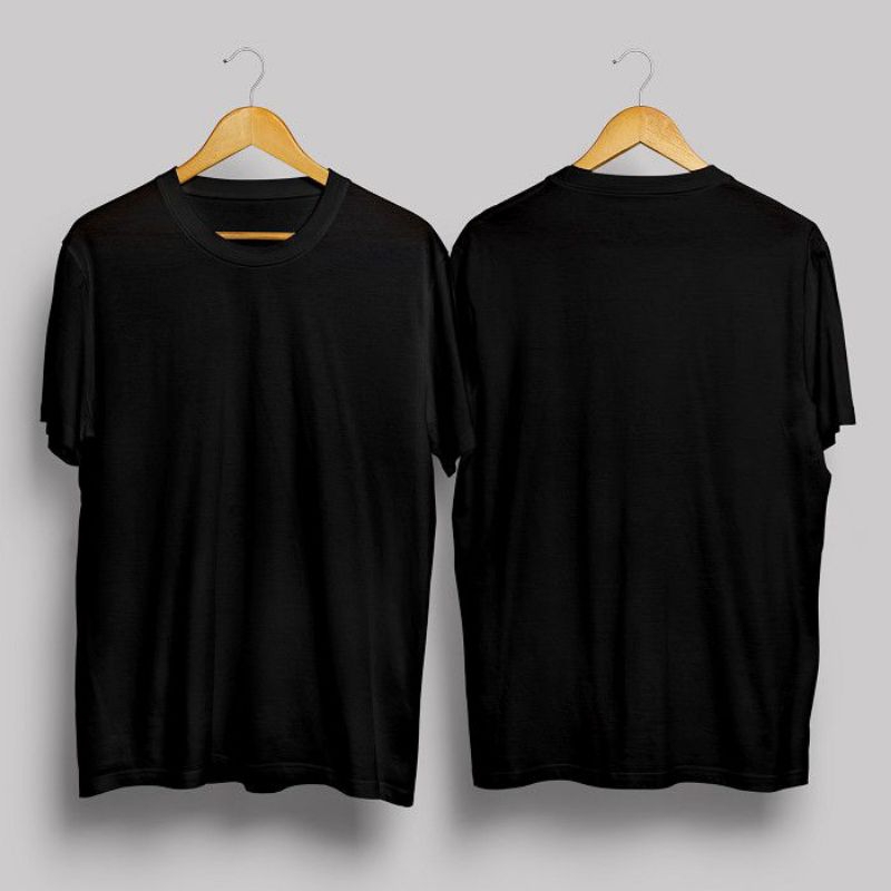 Jual KAOS POLOS HITAM KAOS PREMIUM KAOS ADEM KAOS NYAMAN KAOS PRIA KAOS ...