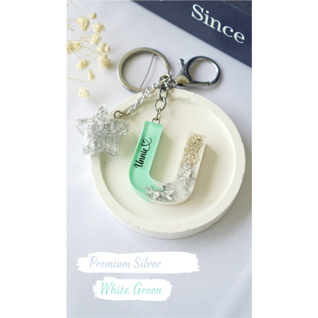 Jual Premium Silver Ganci Inisial Series by Berlin Aksesoris - Custom ...