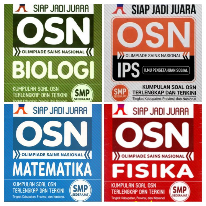 Jual Siap Jadi Juara OSN Matematika, Fisika, Biologi, IPS SMP | Shopee Indonesia