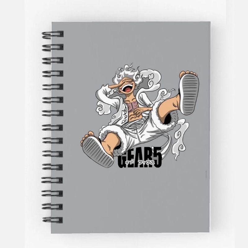 Jual Notebook spiral A6 One Piece luffy gear 5 | Buku catatan saku diary resep aesthetic ...