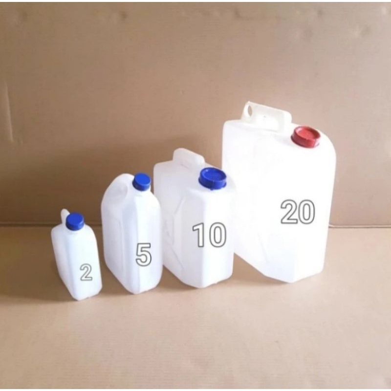 Jual Jerigen baru bersih ukuran 20 liter/ukuran 10 liter/ukuran 5 liter ...
