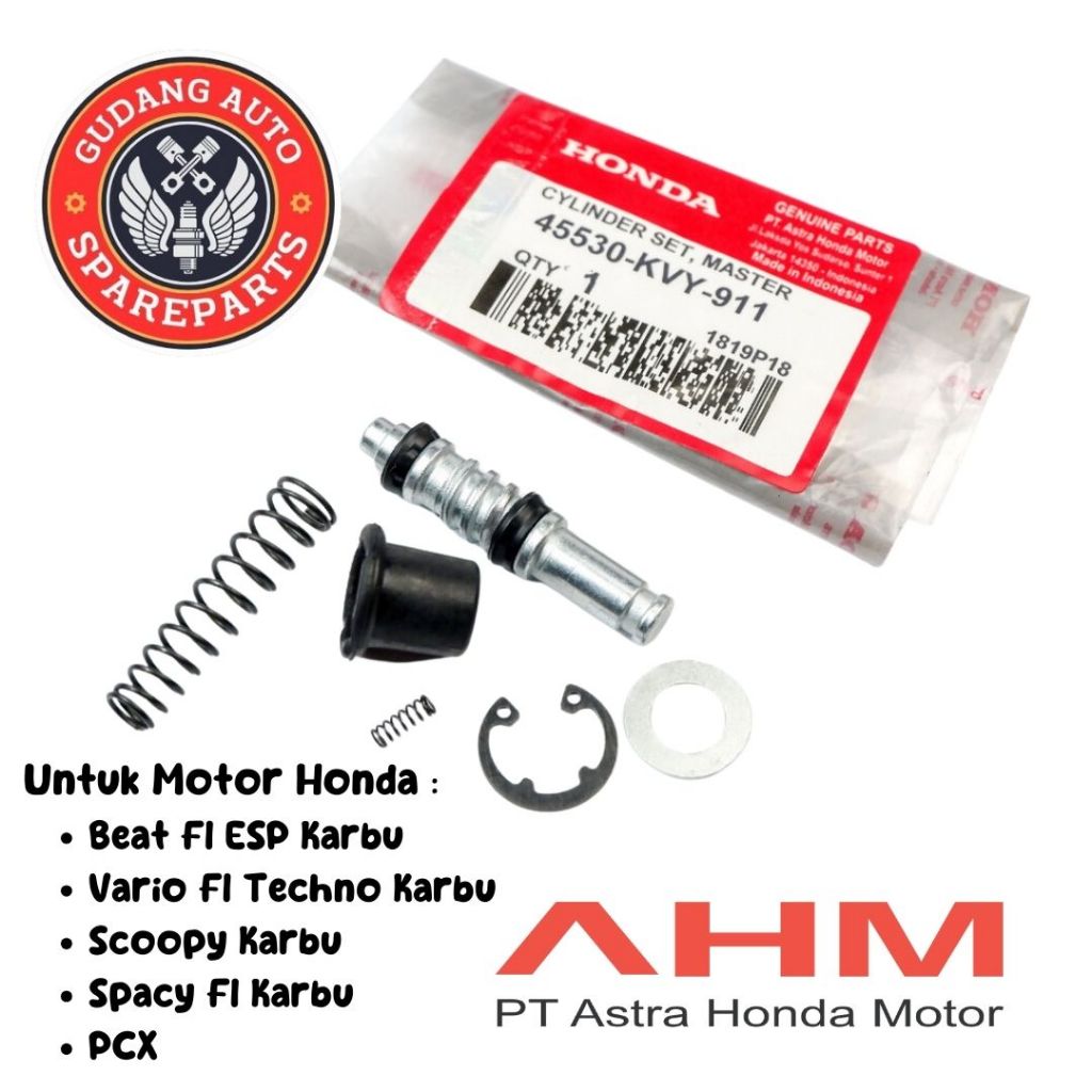Jual ORIGINAL AHM SEAL MASTER REM HONDA BEAT VARIO SCOOPY KODE KVY ...
