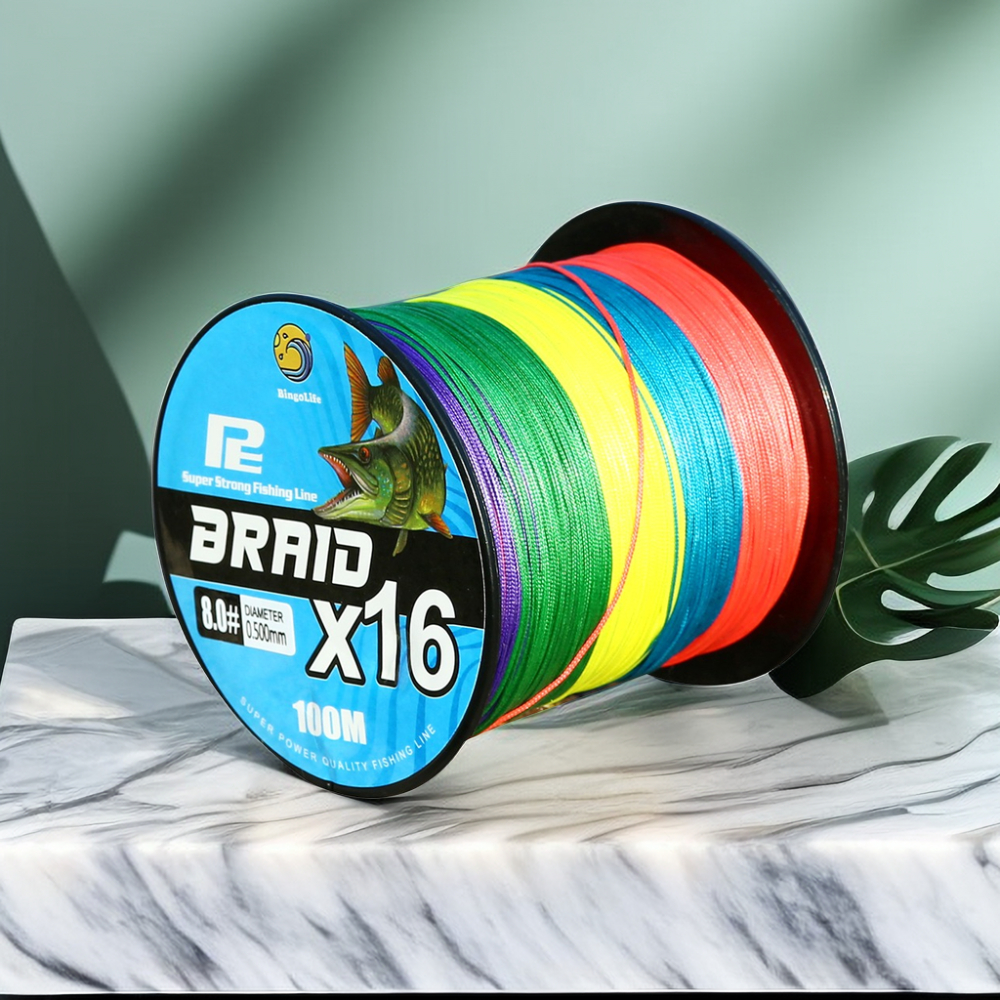 Jual Senar Pancing 100m Benang PE X12 X16 Tahan Lama Kuat Max 115kg ...