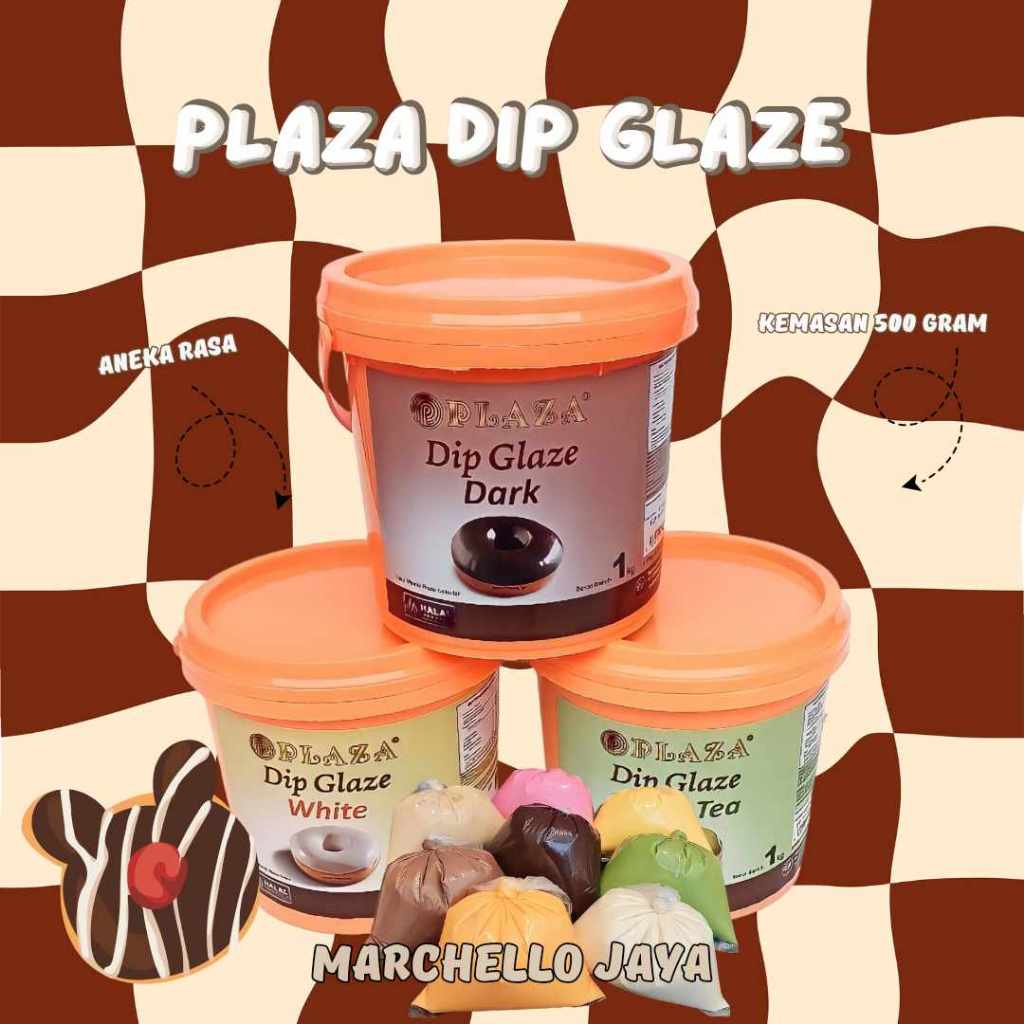 Jual Plaza Dip Glaze Repack 500 gram Aneka Varian Rasa | Shopee Indonesia