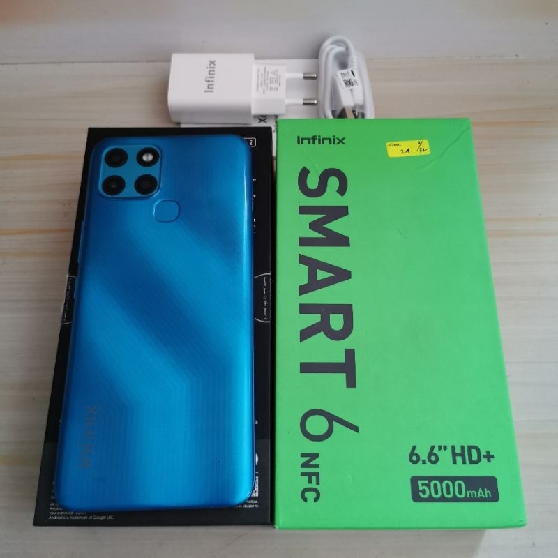 Jual Infinix Smart 6 NFC ram 2GB 32GB Hitam Bekas - Fullset Resmi ...