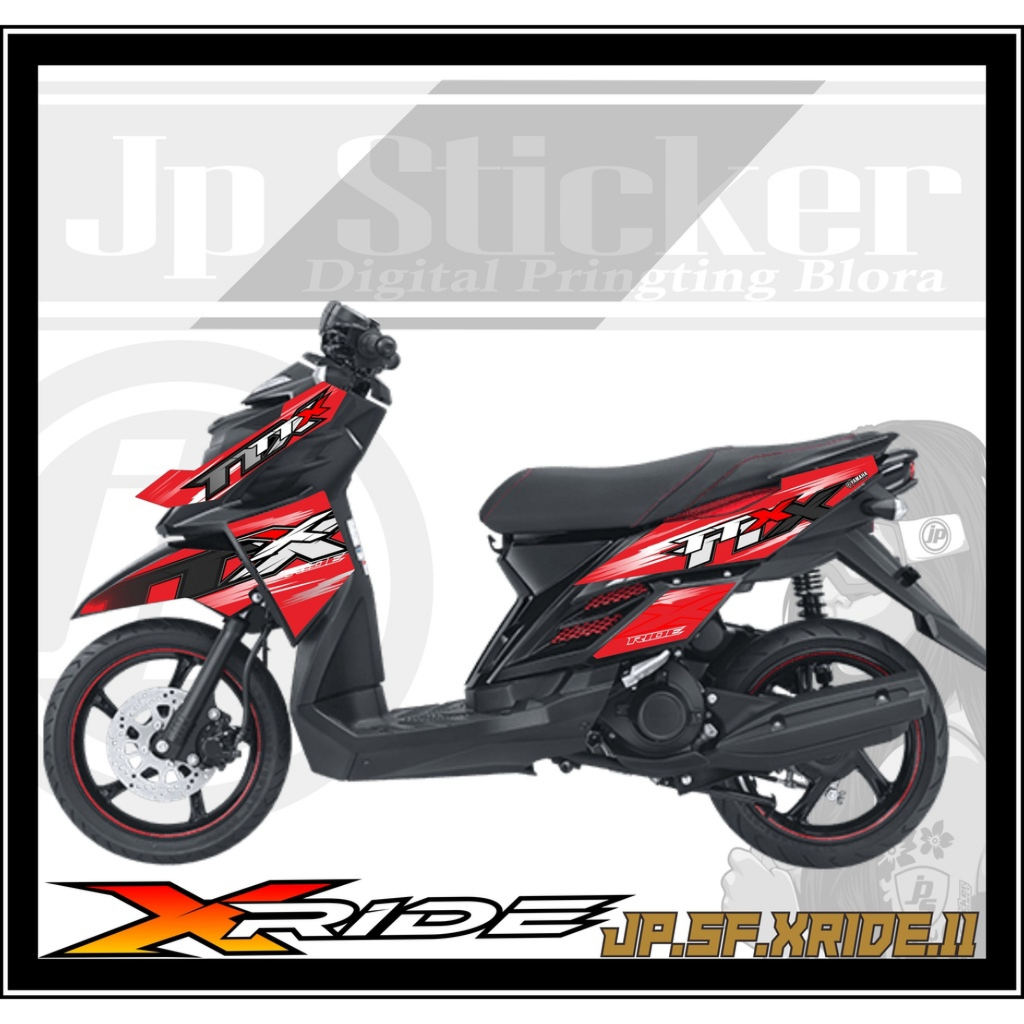 Jual Sticker Striping X Ride 115 - Stiker Motor List Variasi Yamaha X ...