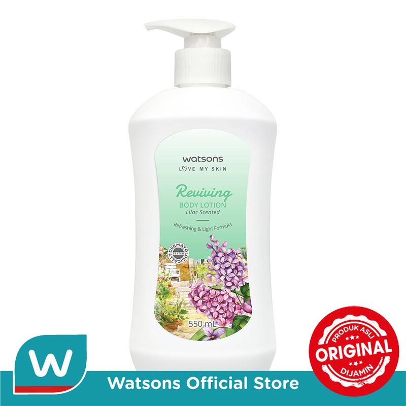 Jual WATSONS Watsons Reviving Body Lotion Lilac Scent 550Ml | Shopee ...