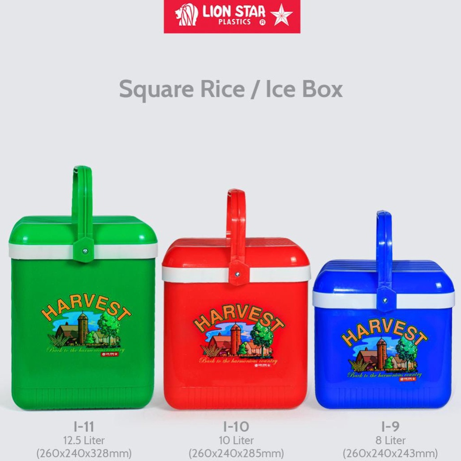 Jual Termos Nasi atau Es Lion Star Square Ice Box 5L 6L 10L 12,5L / 5 ...