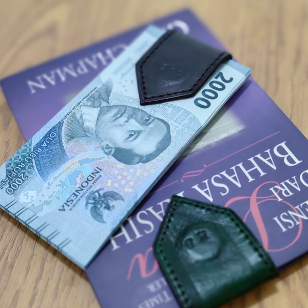 Jual Money Clip Magnetic Leather Klip Magnet Penjepit Uang Kulit Asli ...
