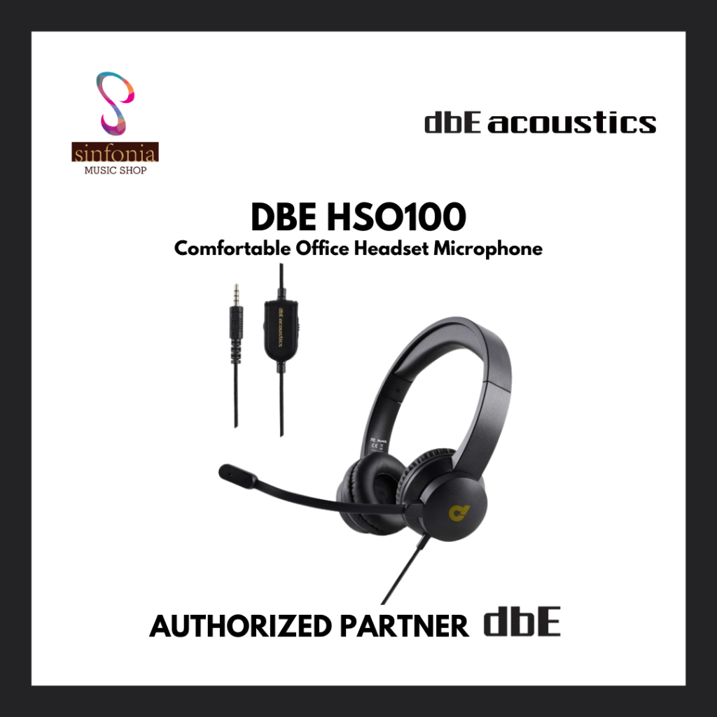 Jual dbE HSO100 Comfortable Office Headset Microphone | Shopee Indonesia