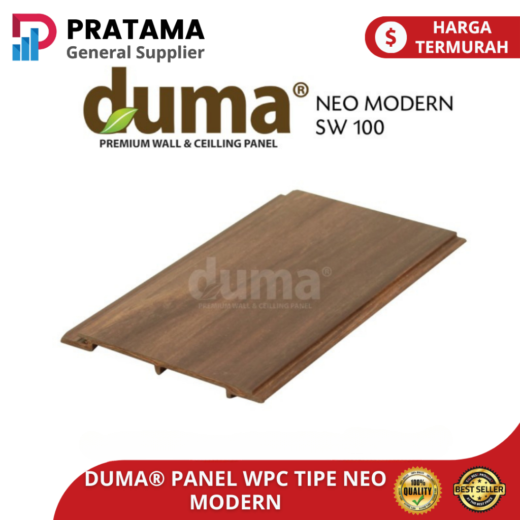 Jual DUMA PANEL WPC TIPE NEO MODERN - untuk Dinding Partisi, Plafon ...