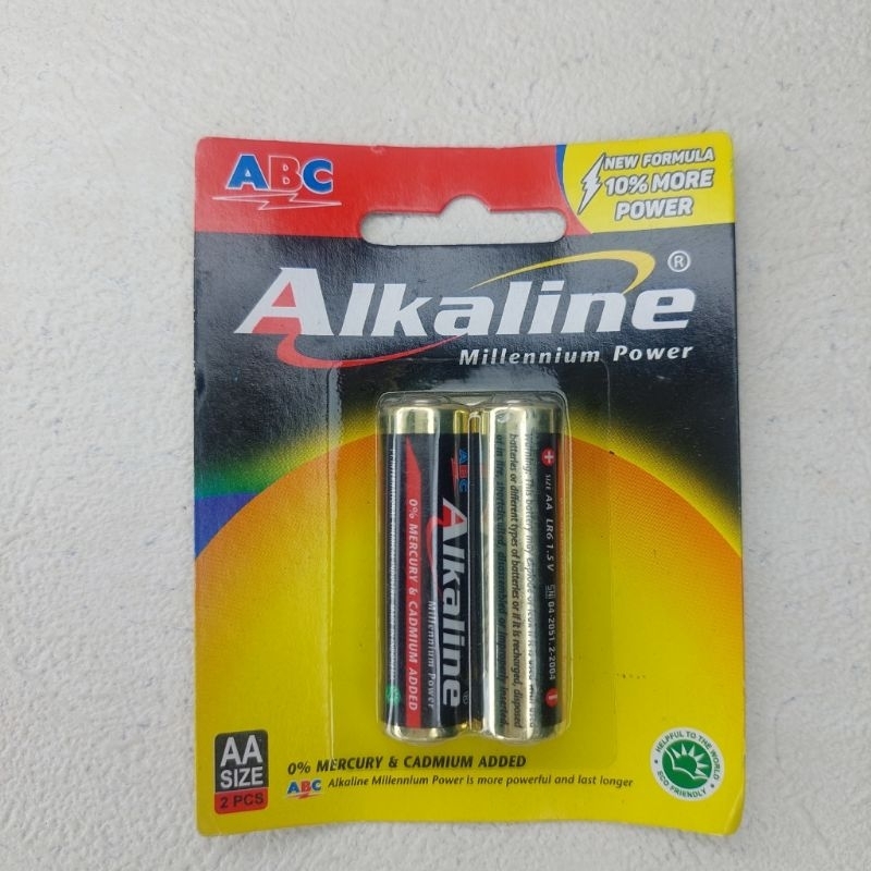 Jual Baterai ABC Alkaline AA/baterai jam dinding A2 ISI 2PSC | Shopee ...