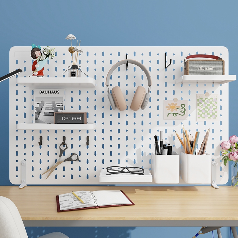 Jual Pegboard Set Wall Shelf Borad Desk Perlengkapan Dekorasi Organizer Ped Board Kitchen Rak ...