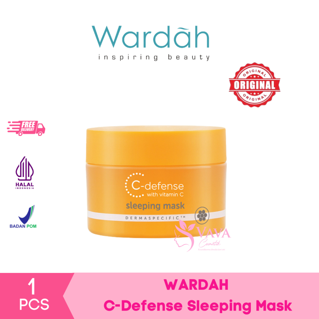 Jual Wardah C-Defense Sleeping Mask 30 g | Shopee Indonesia