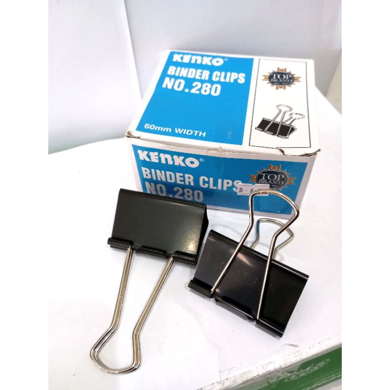 Jual (1PCS) BINDER CLIP KENKO NO.280 ECER/SATUAN | Shopee Indonesia