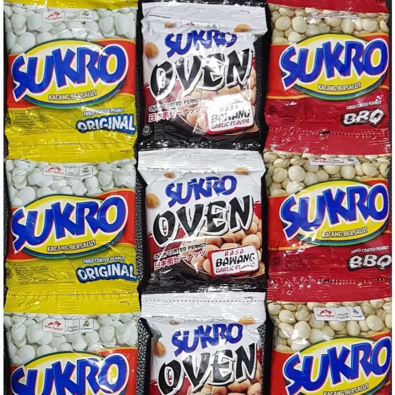 Jual SUKRO DUA KELINCI RENCENG / KACANG SUKRO DUA KELINCI ISI 10 ...