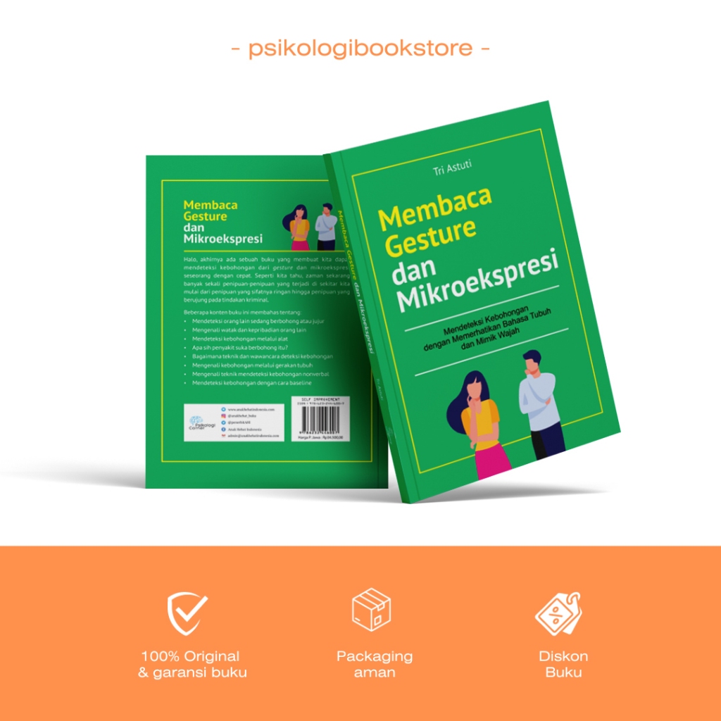 Jual Buku Membaca Gesture Dan Mikroekspresi - Tri Astuti - Psikologi ...