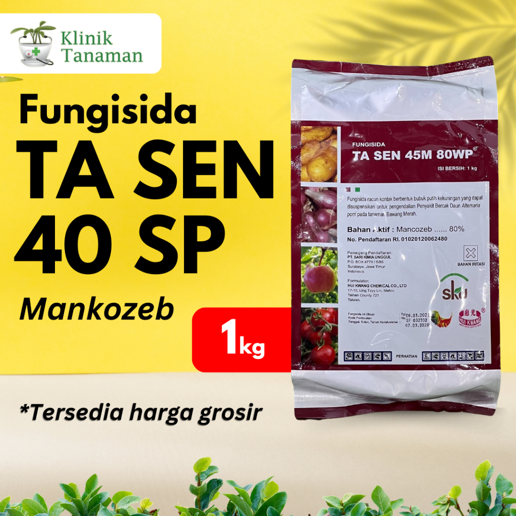 Jual Obat Hama Tasen 1Kg Pembasmi Aneka Ragam Hama Jamur Tanaman Sayur ...