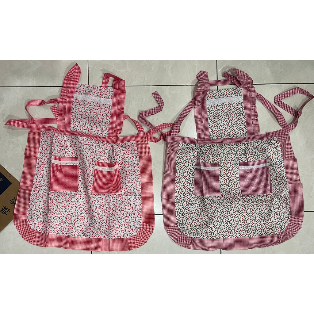 Jual [JW] Celemek Masak 2 Lapis Motif Ratu Lucu Apron | Shopee Indonesia