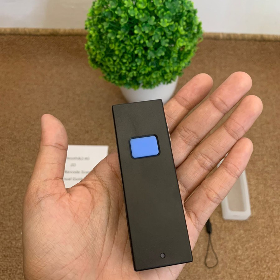 Jual Mini Bluetooth Barcode Scanner 1D 2D Windows Android Dongle 2.4G ...