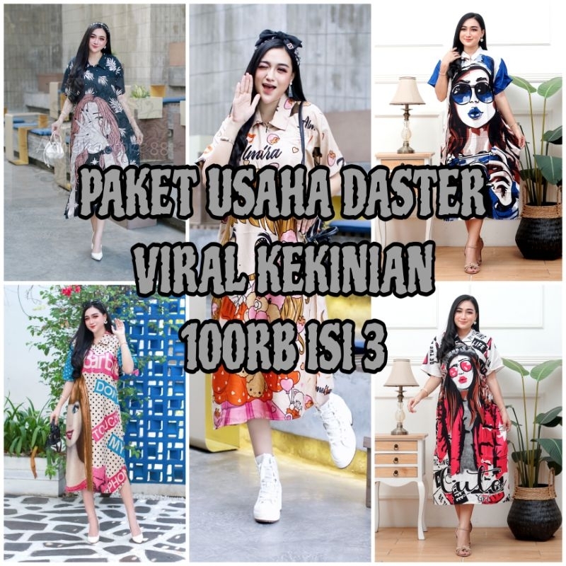 Jual PAKET USAHA DASTER VIRAL KARAKTER KEKINIAN | Shopee Indonesia