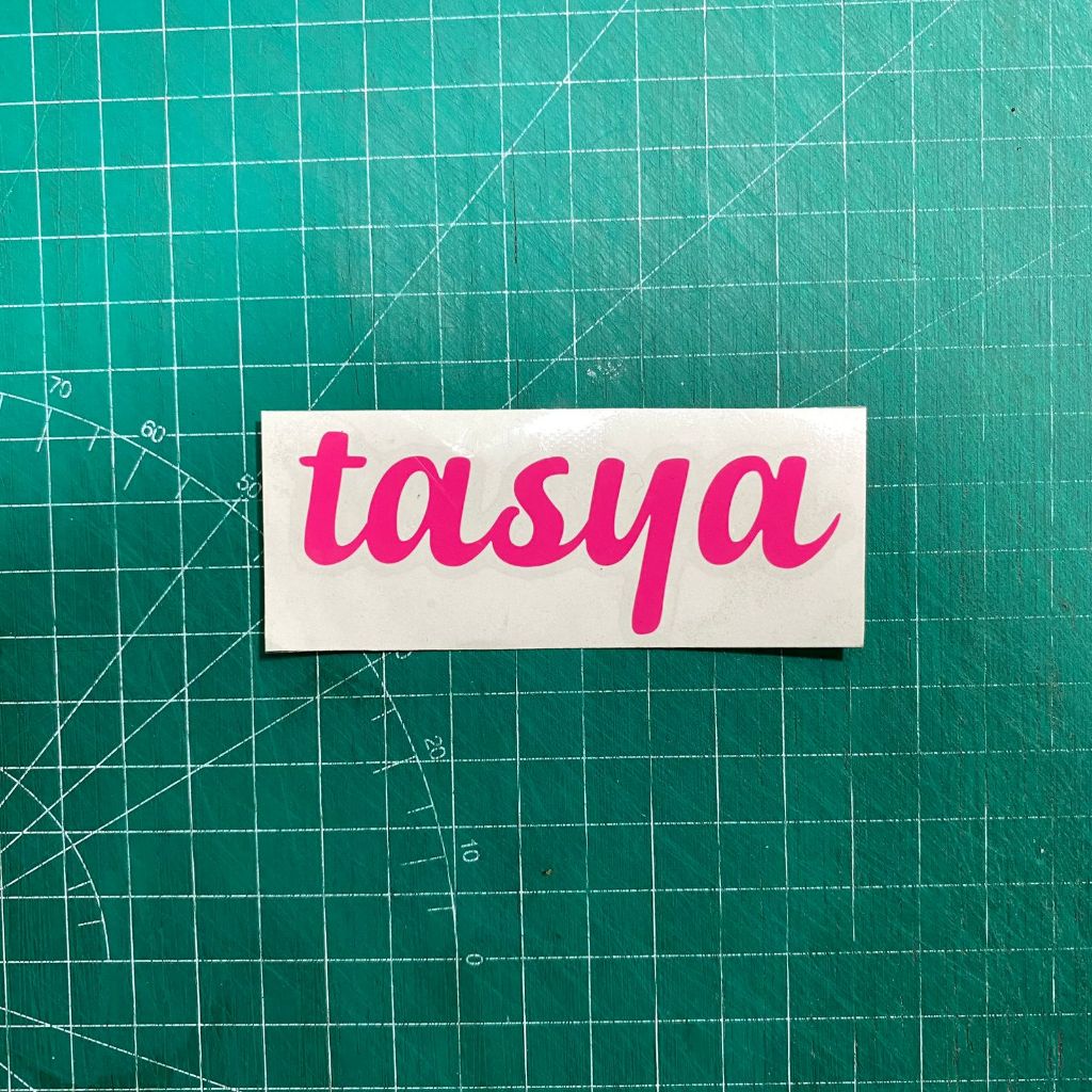 Jual STICKER CUSTOM NAMA CUTTING HOLOGRAM | Shopee Indonesia
