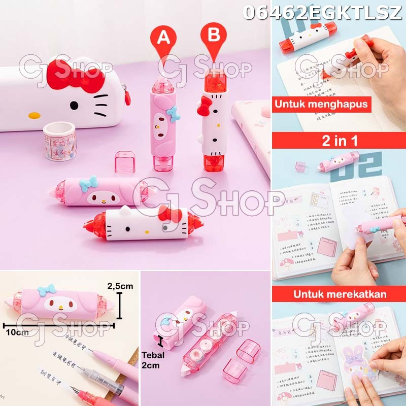 Jual Hello Kitty My Melody Correction Tape & Glue 2in1 [ORI] 06462 ...