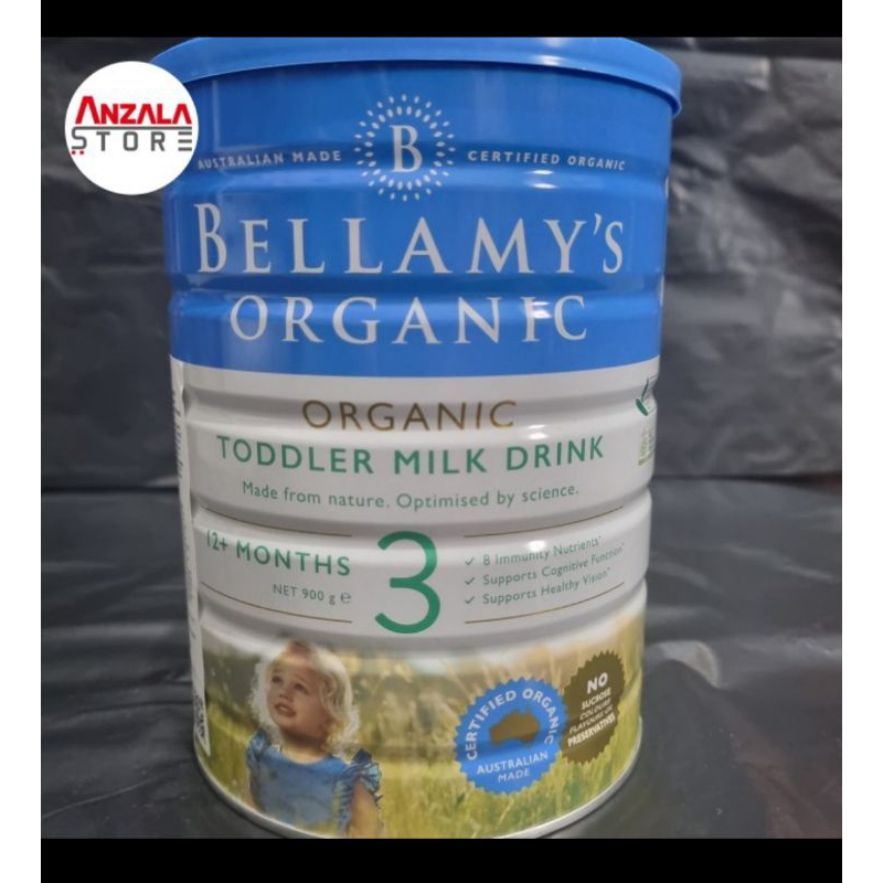 Jual Bellamys Organic Step 3 Susu Formula Organik Usia 1 - 3 Tahun 900 ...