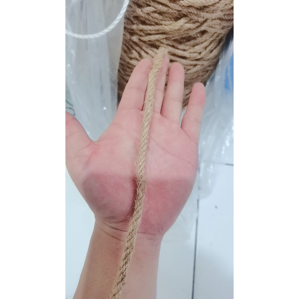 Jual Tali goni 4mm 6mm 8mm 10mm【Harga per meter】Tali rami Natural ...