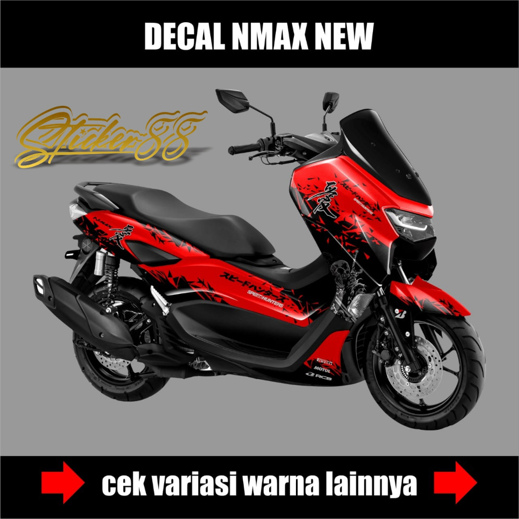 Jual DECAL NMAX NEW FULL BODY VARIASI KANJI / STICKER DECAL YAMAHA NMAX ...