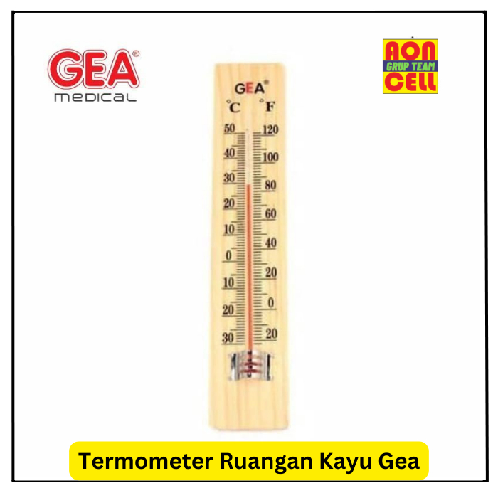 Jual Termometer Ruangan Kayu Gea / Thermometer Ruangan Gea / Wooden ...