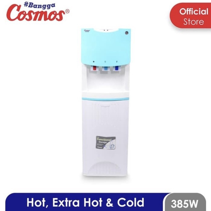 Jual Cosmos CWD-5603 Dispenser Standing Galon Atas 3 Kran (Hot Normal ...