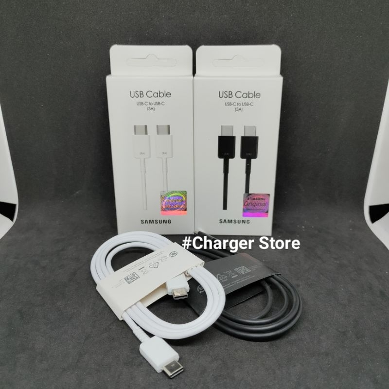 Jual Kabel Data Samsung Type C to Type C SUPER FAST CHARGING 3A S22 ...