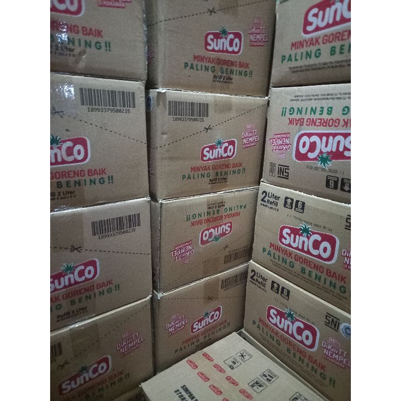 Jual MINYAK SUNCO 2L 1 DUS ISI 6 POUCH / KARTON | Shopee Indonesia