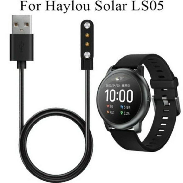 Jual G0B Usb charger haylou solar LS05 Docking Charging kcppj | Shopee ...