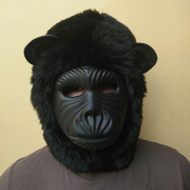 Jual Topeng Monyet Bulu Tebal Kostum Pesta Karakter - Topeng Monyet ...