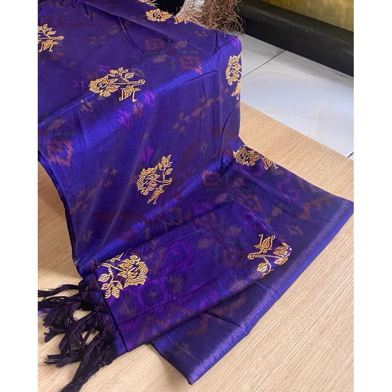 Jual SET SELENDANG//KAMEN SELENDANG SEMI MASTULI//KAIN SONGKET//KAIN ...