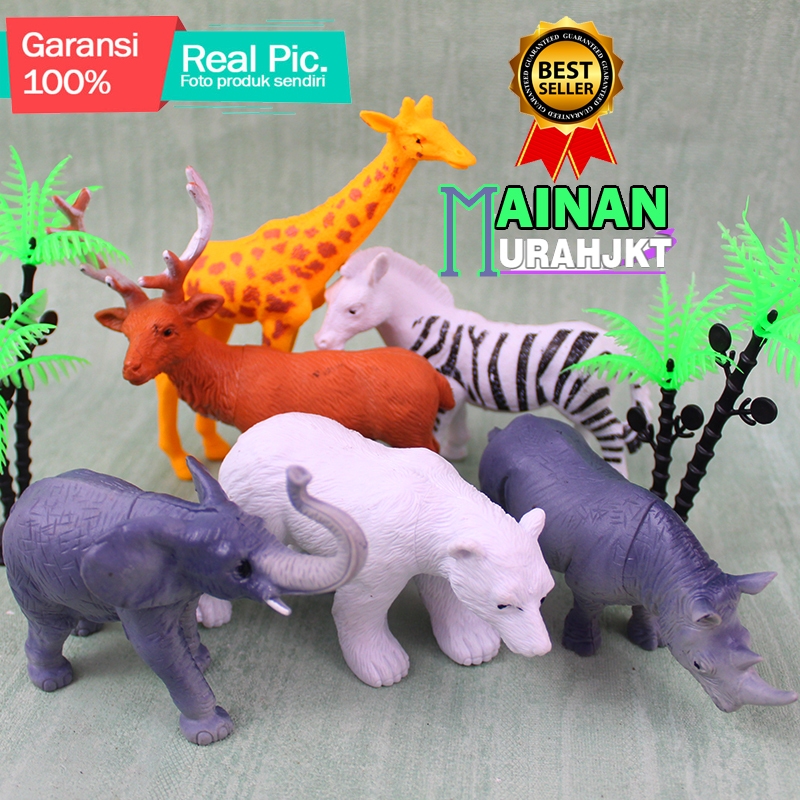 Jual MAINAN ANAK MURAH SET WORLD ANIMAL BERUANG PUTIH OCT208 MAINAN ...