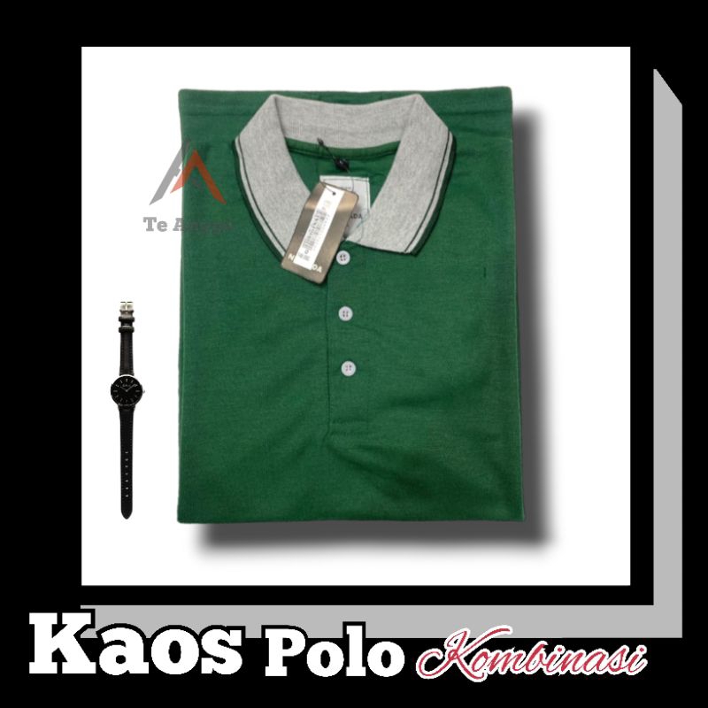 Jual Kaos Kerah Polo Pria Poloshirt Kaos Nevaada Berkerah Polos Pria ...
