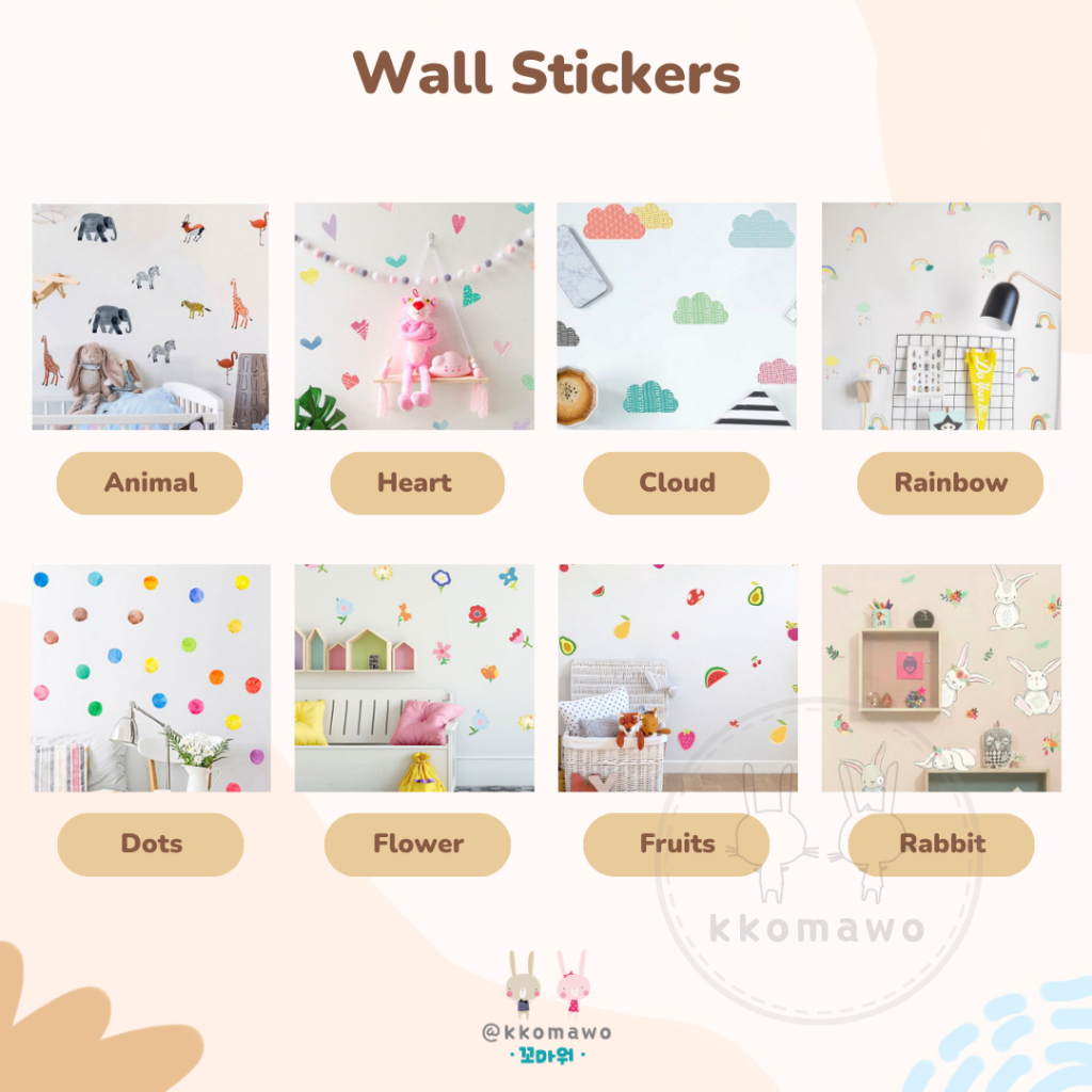 Jual Wall Sticker / Stiker Dinding Korea | Shopee Indonesia