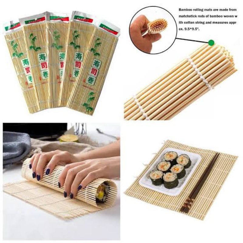 Jual SUSHI MATT / PENGGULUNG SUSHI BAMBOO | Shopee Indonesia