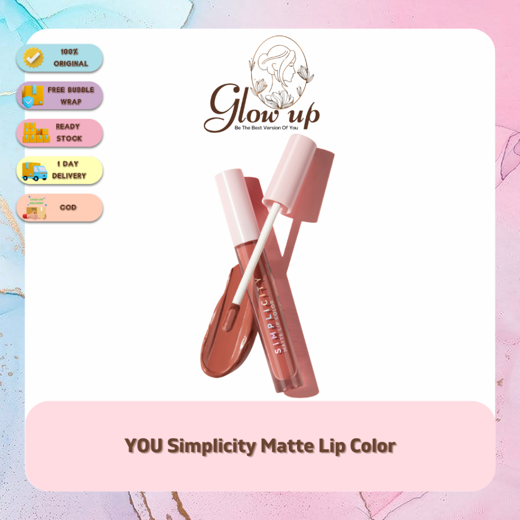 Jual YOU Simplicity Matte Lip Color | Transferproof | Pigmented ...