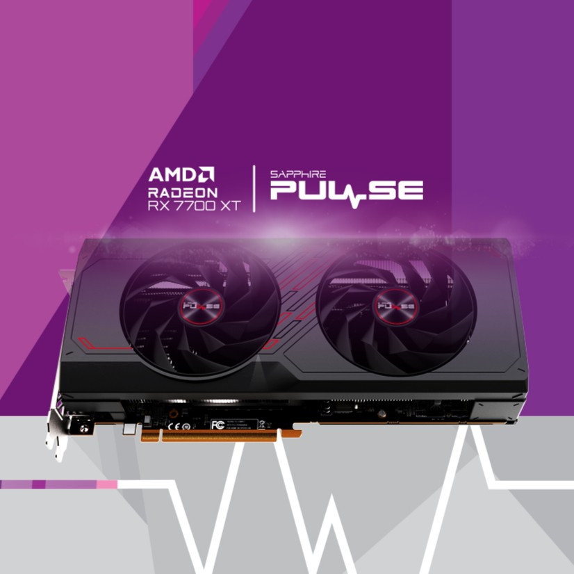 Jual SAPPHIRE PULSE AMD RADEON RX 7700 XT 12GB GDDR6 11335-04-20G ...
