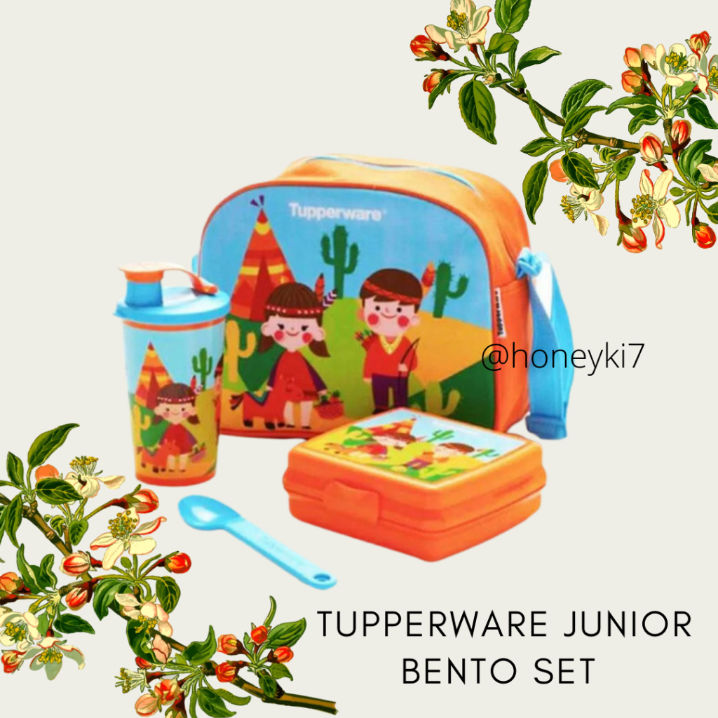Jual Tupperware Junior Bento Set Bekal Makan | Shopee Indonesia