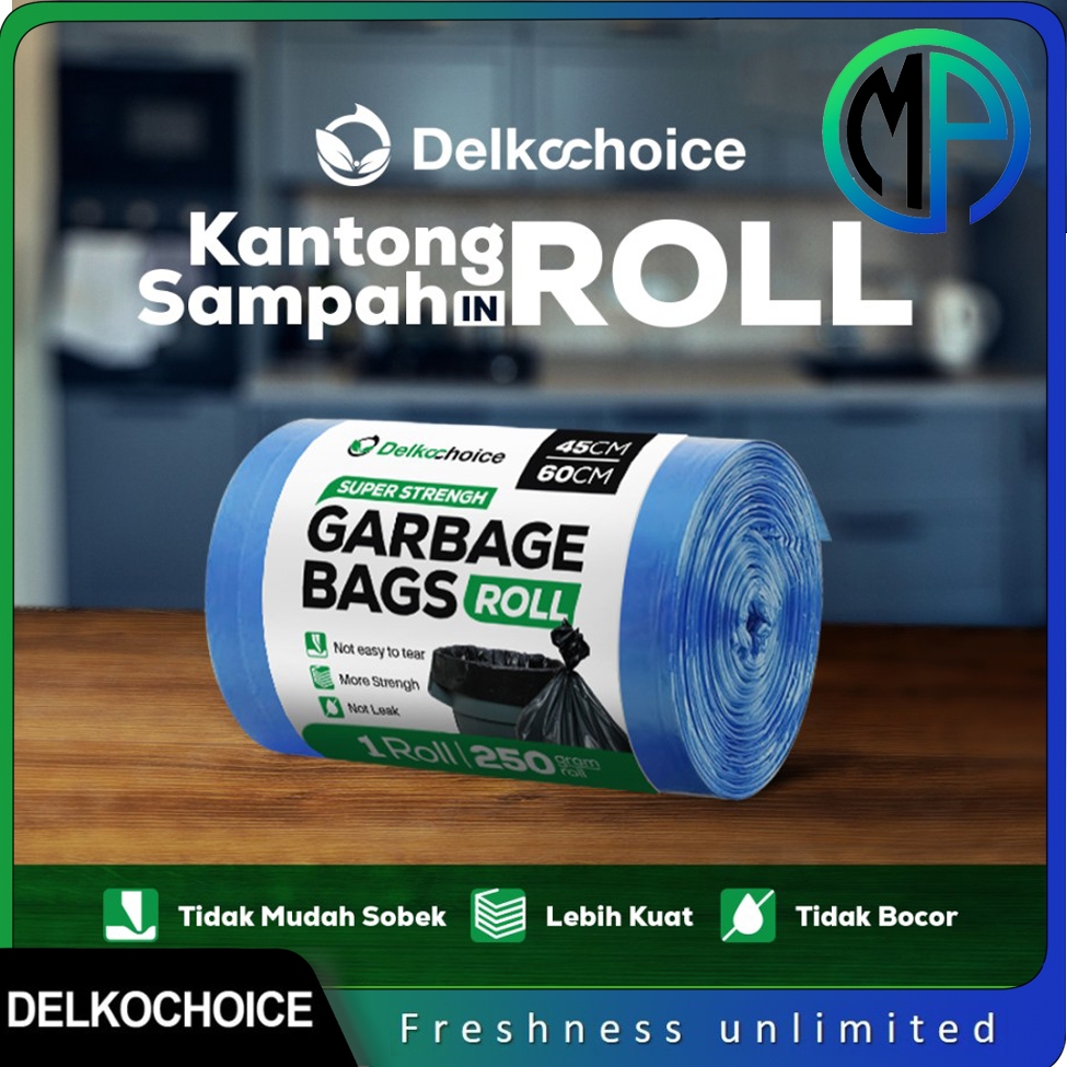 Jual Kantong Plastik Sampah Jumbo / Trash Bag Hitam dan Biru / Garbage Bag Roll dan Pack Harga ...