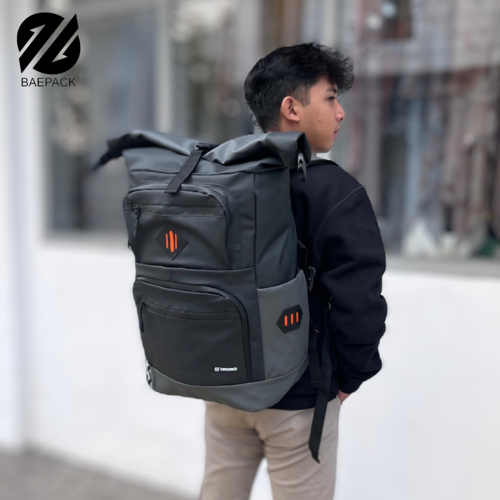 Jual Baepack Tas Ransel Backpack Pria Carrier 40L Anti Air Traveling Hiking Gunung kamping ...