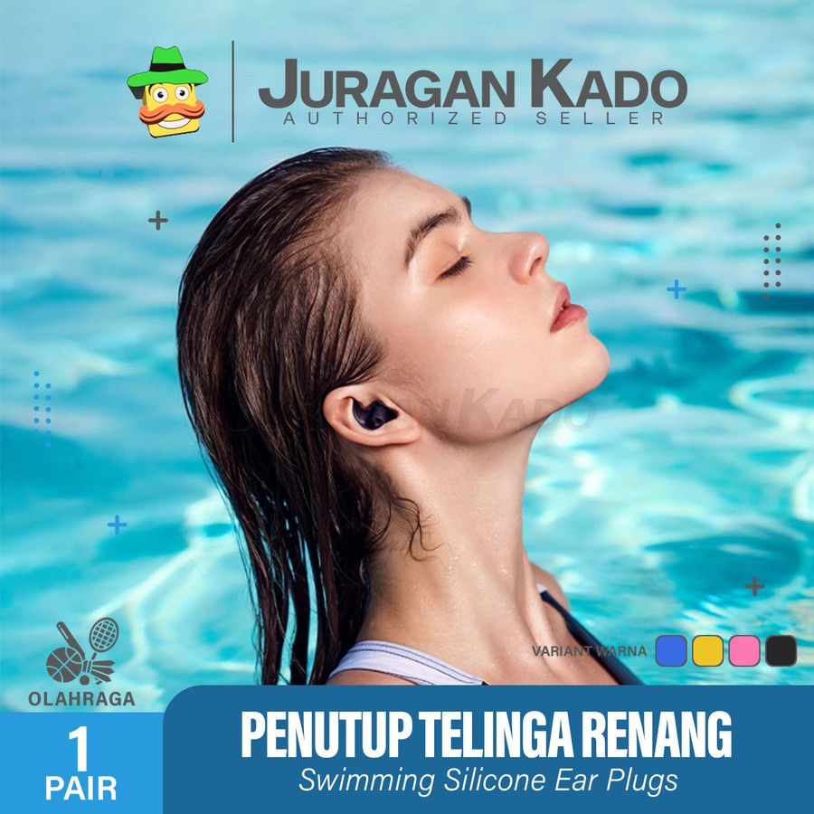 Jual Penutup Telinga Renang Anak Dan Dewasa Ear Plug Sillicone Tutup ...