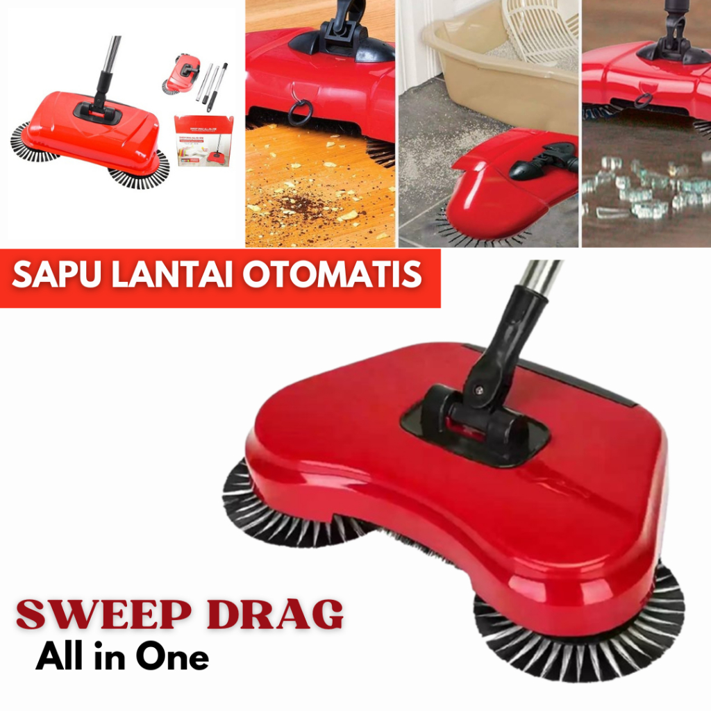 Jual SAPU LANTAI OTOMATIS | SAPU SWEEP DRAG ALL IN ONE | SAPU OTOMATIS ...