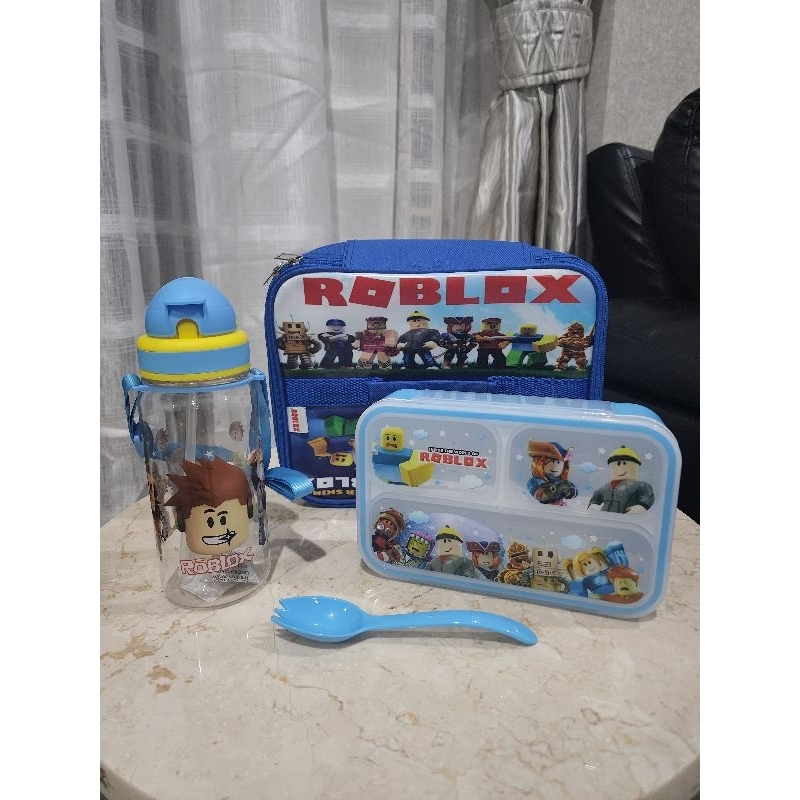 Jual Lunch box Set Tas - Kotak makan set + tas Roblox 9008 + 3675 ...